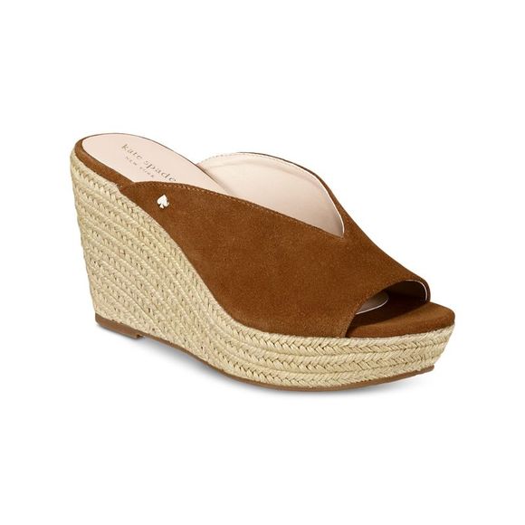 kate spade | Shoes | Kate Spade New York Womens Brown Platform Thea ...